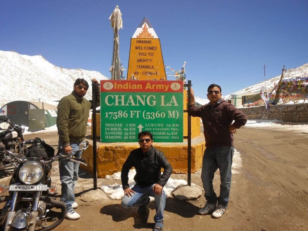 Changla Pass-The Third Highest Motorable Road in the World